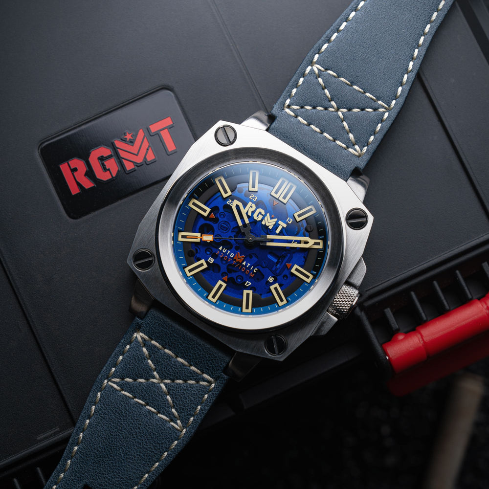 Admiral Blue | Altimeter Skeleton Automatic